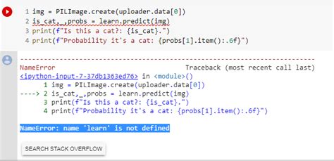 NameError Name Learn Is Not Defined Study Groups Fast Ai Course Forums