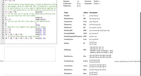 Solved 12345 Forall X P X − Q X ⇒∼ Exists X P X ∧∼q X
