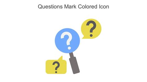 Questions Mark Colored Icon In Powerpoint Pptx Png And Editable Eps Format PPT Slide