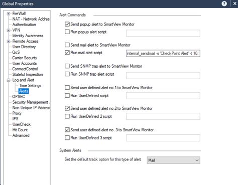 System Alert Mails Only For Severity Highcritical Check Point Checkmates