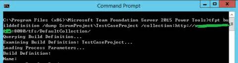 Tfs Copy 2015 Build Definition With Tfpt Stack Overflow