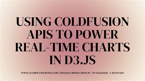 Using Coldfusion Apis To Power Real Time Charts In D3js By Deepak