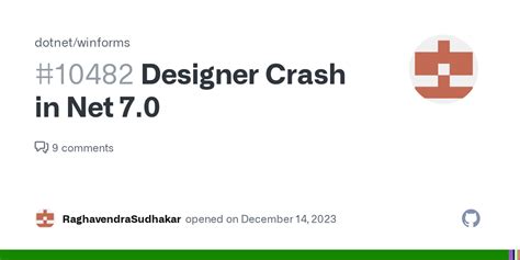 Designer Crash In Net Issue Dotnet Winforms GitHub