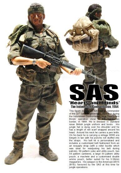 Sas Figures Sas Indonesian Confrontation 1964