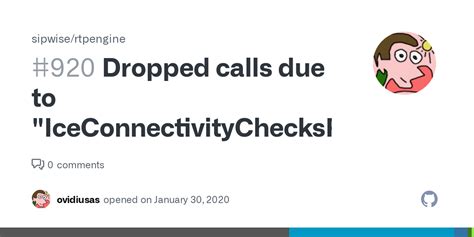 dropped calls due to iceconnectivitychecksfailed · issue 920