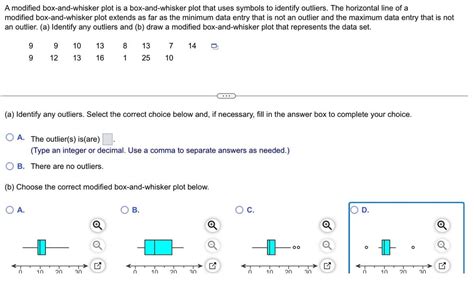 answered a modified box and whisker plot is a… bartleby