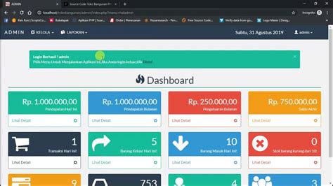 Source Code Aplikasi Toko Php Mysql Youtube