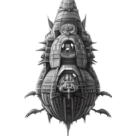 Squid Spaceship Digital Graphic · Creative Fabrica