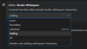 VSCode 末尾の余分なスペースを可視化する Gari Tech