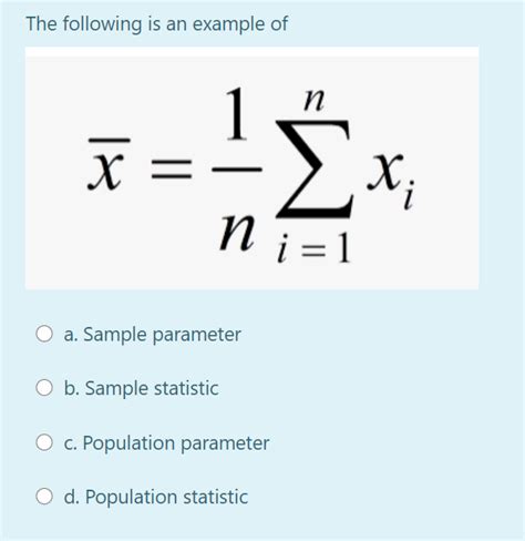 Solved The following is an example of n х X n i 1 O a Chegg com