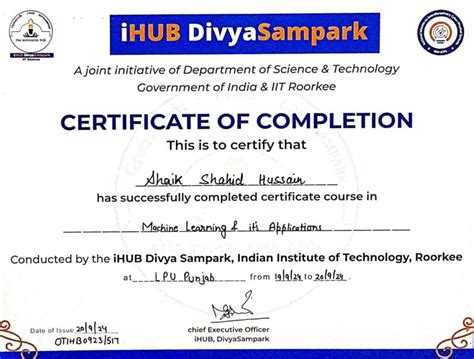 shaik shahid hussain on linkedin datascience machinelearning iitroorkee