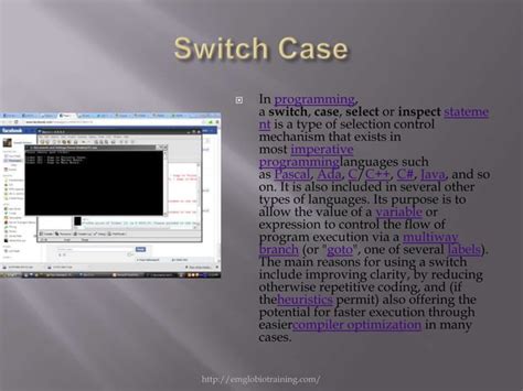 switch case and looping statements pptx programming languages computing