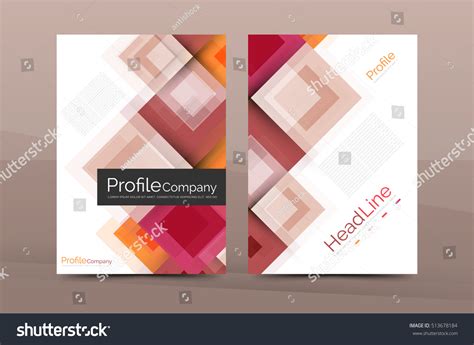 비즈니스 연간 보고서 디자인 서식 파일 스톡 일러스트 513678184 Shutterstock