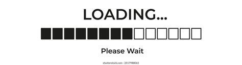 loading bar vector loading progress stock vector royalty free