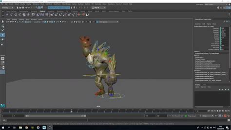 a wip animation of one of the enemies in our survival rpg r maya