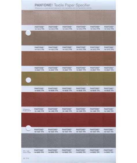 Pantone Textile Paper Replacement Pages, Pantone TPX Page, Textile Paper