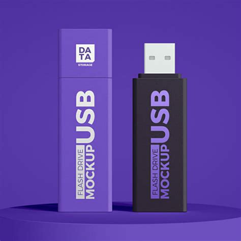 Free Data Storage Usb Flash Drive Mockup Psd Css Author