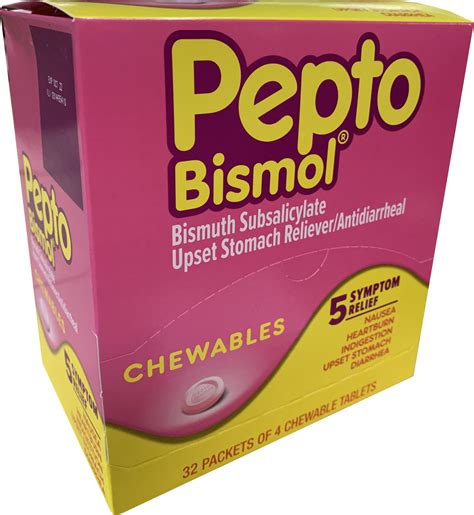 Pepto Bismol 32 4s Chewables Sessionsusa