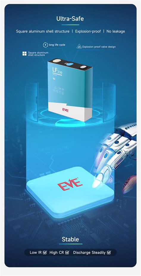 LF230 & Lithium Iron Phosphate Car Battery - EVE Energy