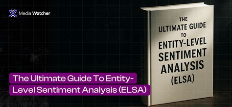 The Ultimate Guide To Entity Level Sentiment Analysis Elsa