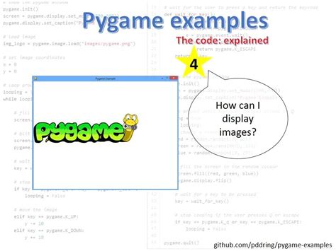 Pygame Examples 4 How To Display An Image Youtube