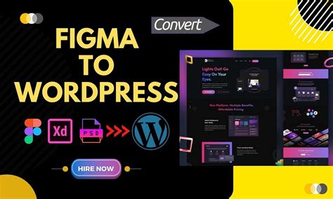 I Will Convert Adobe Xd Psd Figma To Wordpress Website Design