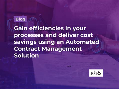 Automated Contract Management Solution For Better Efficiency