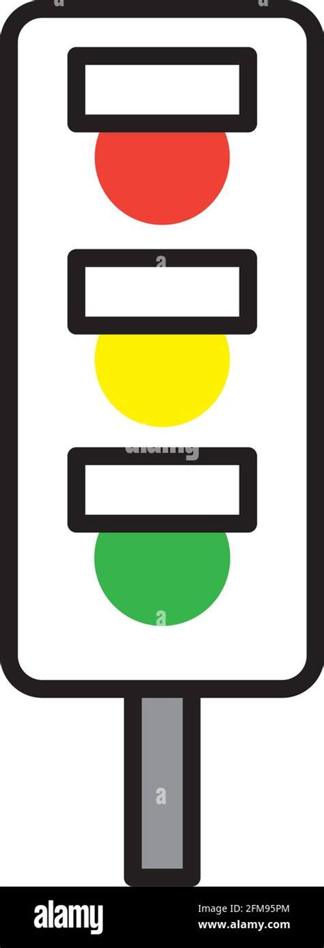 Traffic Light Semaphore Stock Vector Image And Art Alamy
