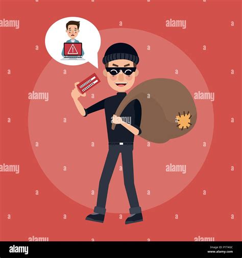 Hacker And Security System Stock Vector Image And Art Alamy