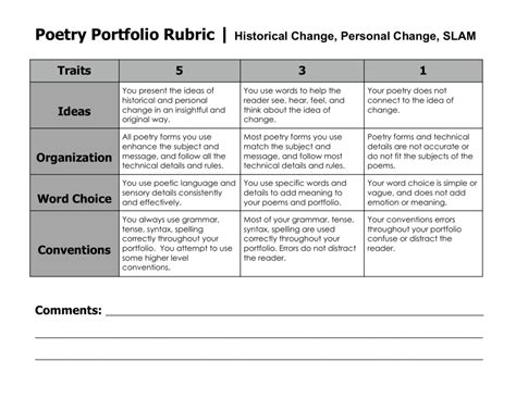 Concrete Poem Rubric At Amy Palmer Blog