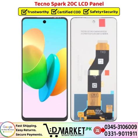 Imported Combo Screen Tecno Spark 20c Lcd Panel Dmarketpk Dmarketpk