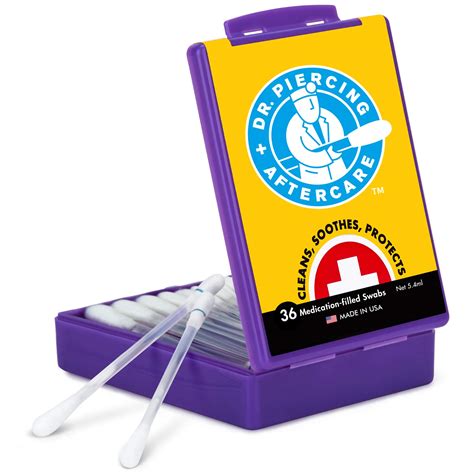 Buy Dr Piercing Aftercare Swabs Saline Solution For Piercings