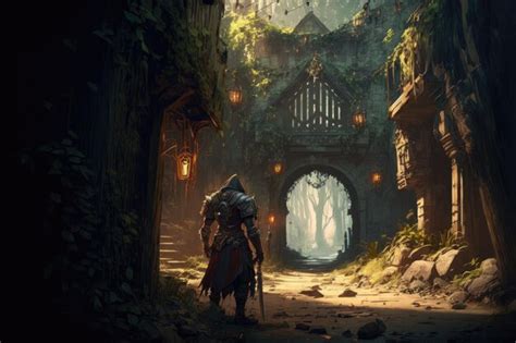 Premium Ai Image Rpg Game Concept Art