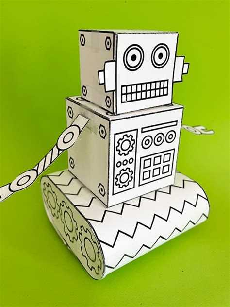 how to make 3d shapes robot at ron edelstein blog