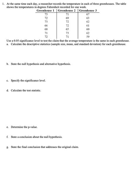 Solved I Need Help On Calculating The Test Statistic Chegg