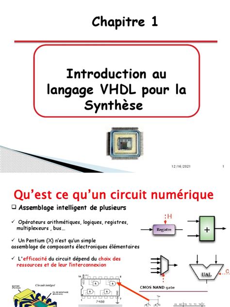 cours vhdl pdf vhdl matériel informatique