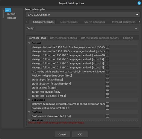 c Ошибка при компиляции кода в CodeBlocks в Linux error ld returned exit status Stack