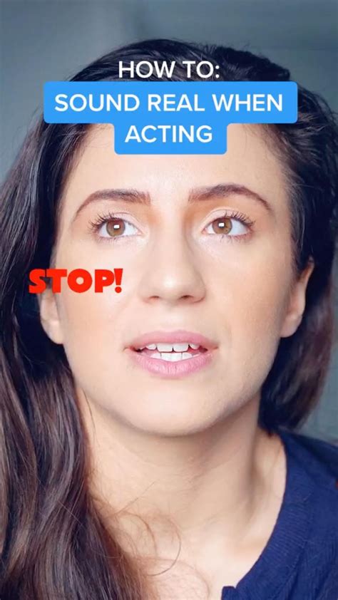 Sound Real When Acting In Acting Monologues Acting Auditions Acting Exercises