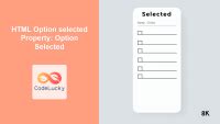 HTML Option Tag Create Select List Options CodeLucky