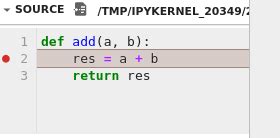 Debugger JupyterLab 4 5 0a1 Documentation