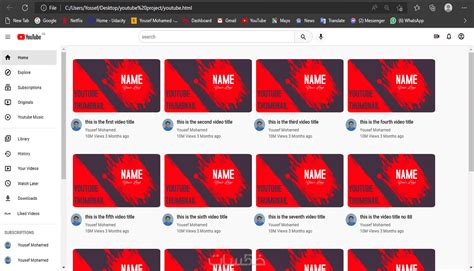 تعديل على مواقع الويب باستخدام Html و Css خمسات
