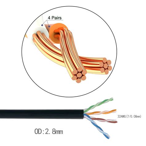 Cy Rj45 Cat 6 Ethernet Patch Internet Cable 3 28 Feet Up For Laptop Router Tv Box Utp Network