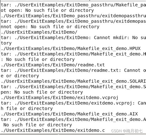 tar解压 Exiting with failure status due to previous errors且找不到文件或者目录 hadoop解压tar gz文件命令找不到文件 CSDN博客