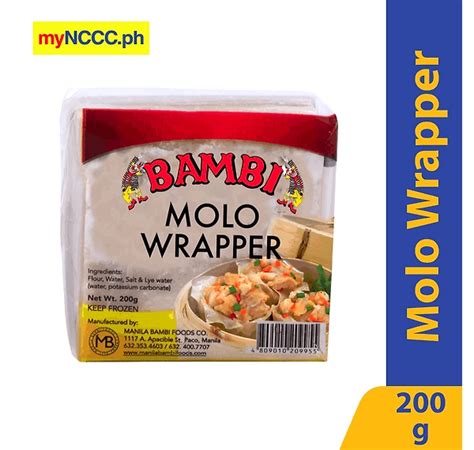 Bambi Molo Wrapper 200g Nccc Online Store