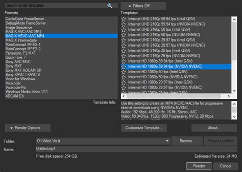 vegas pro couleur tweak tips