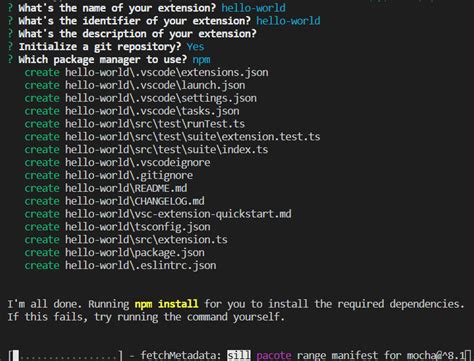 Vscode 從 Hello World 開始，自己做一個 Vscode 擴充套件（extension） 小馬彬的部落格