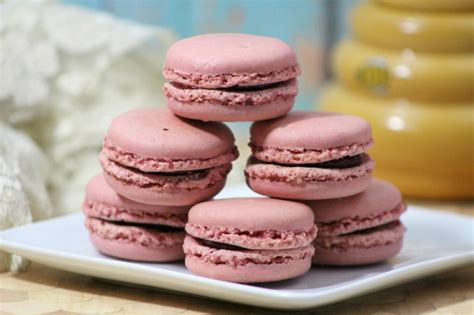 Raspberry Macarons Real And Quirky
