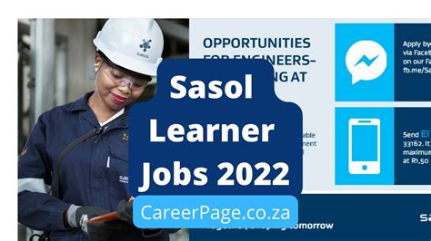 Work At Sasol Sasol Learner Jobs For 10 Candidates