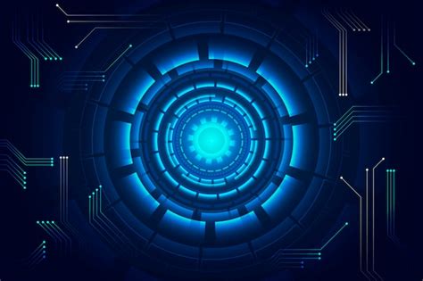 Premium Vector Abstract Futuristic Technology Background