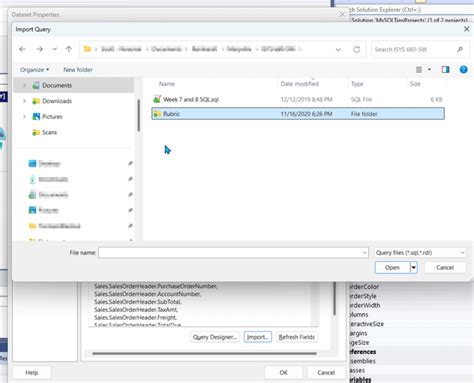 Datasets In Ssrs To Define The Data Structure